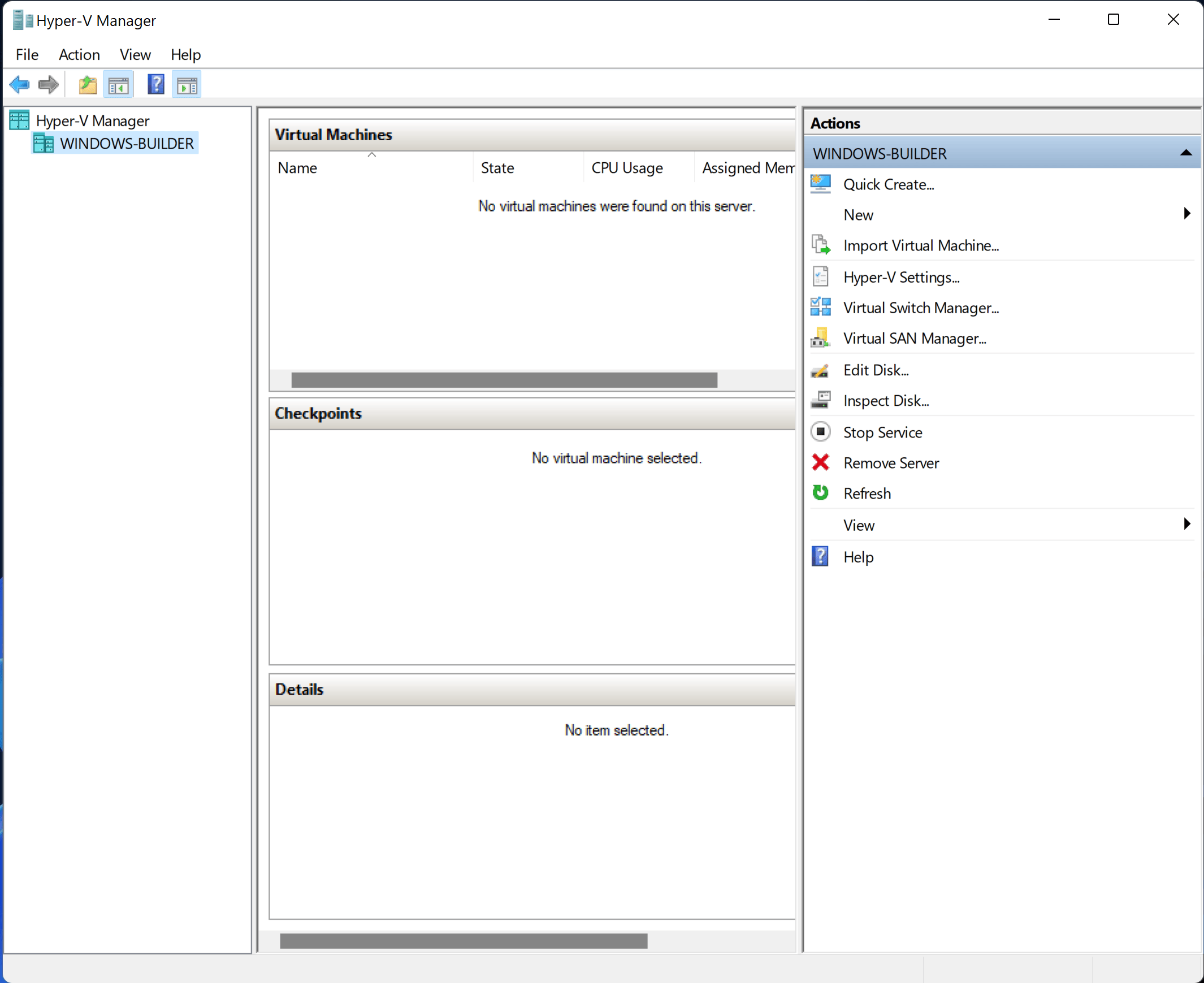 We can then select ‘Quick Create&’ on the right-hand side: We can then select ‘Quick Create&’ on the right-hand side:
